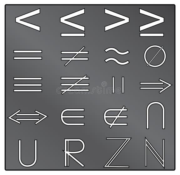 Mathematical Symbols Stock Illustrations – 3,646 Mathematical Symbols ...