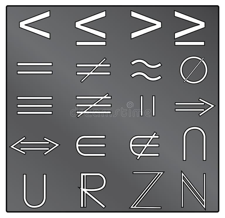 Mathematical Symbols Stock Illustrations – 3,646 Mathematical Symbols ...
