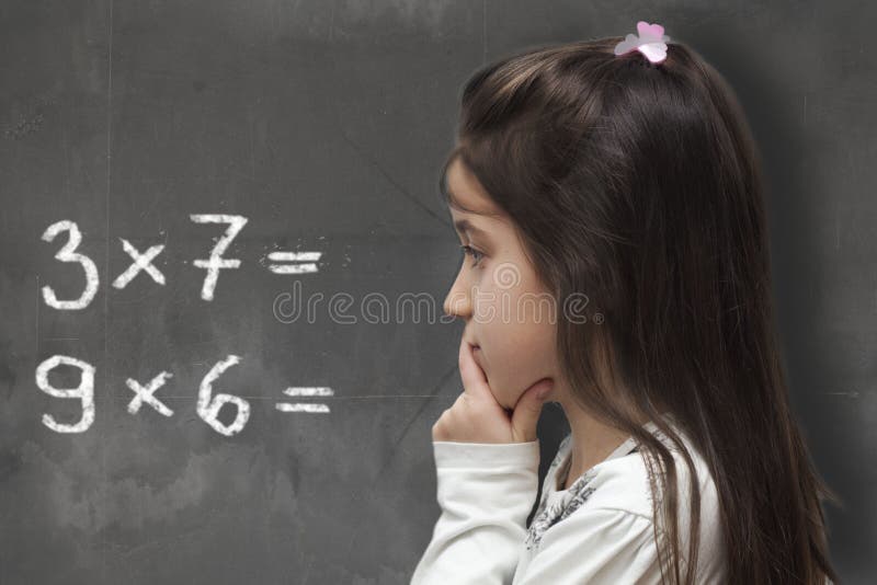 Mathematical thinking stock photo. Image of concentration - 47294004