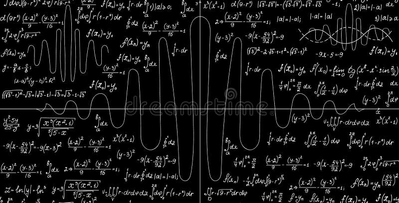Mathematical Scientific Vector Seamless Pattern with Equations ... Mathematical Scientific Vector Seamless Pattern with Equations ...