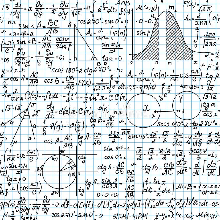 Grid Handwriting Math Paper Stock Illustrations – 104 Grid Handwriting ...