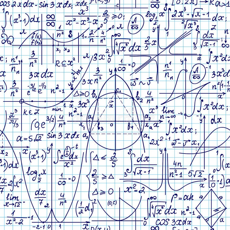 Grid Handwriting Math Paper Stock Illustrations – 72 Grid Handwriting ...