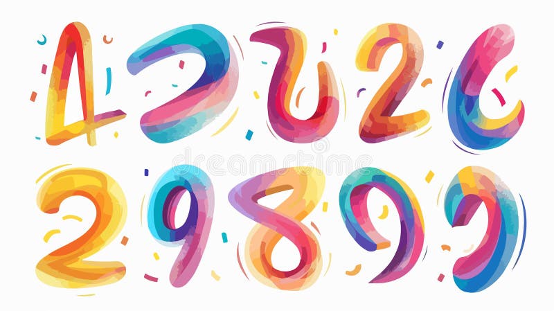 Mathematical Zero Symbol and Null Set Concept Stock Illustration ...