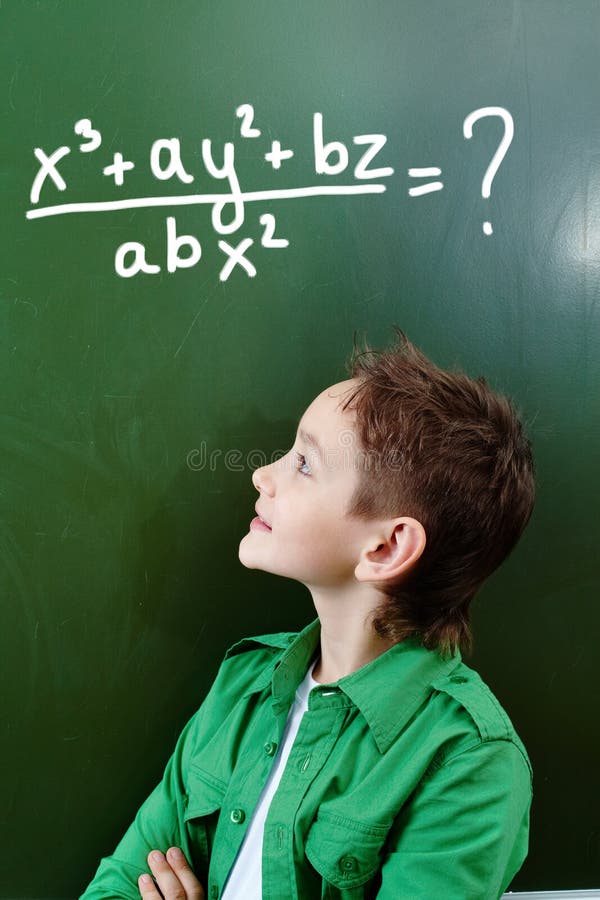 Mathematician stock image. Image of children, grade, elemantary - 21260545