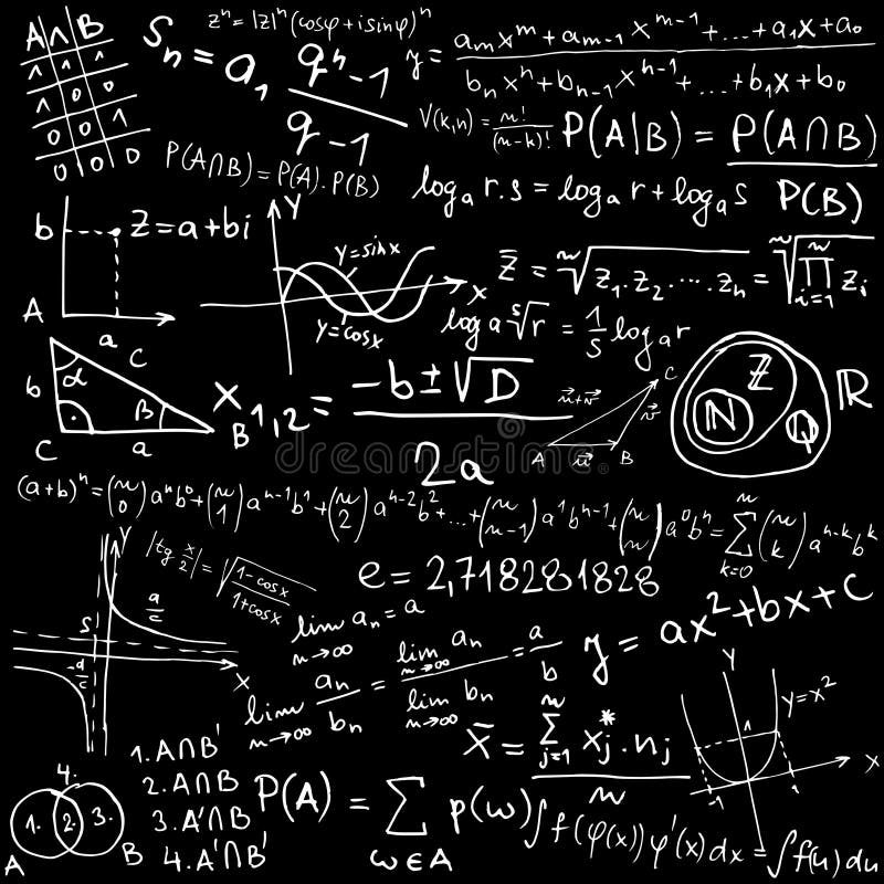 Mathematics stock vector. Illustration of physics, figure - 12178032