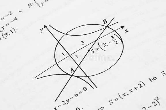 Mathematics stock image. Image of mathematical, diagram - 1341655