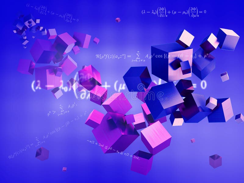 Mathematics stock illustration. Illustration of abstract - 65917750