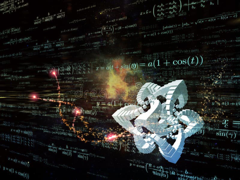 Mathematics Abstraction stock illustration. Illustration of study ...