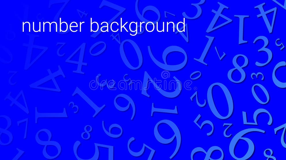 Mathematics Background - Different Numbers in Random Pattern with Copy ...