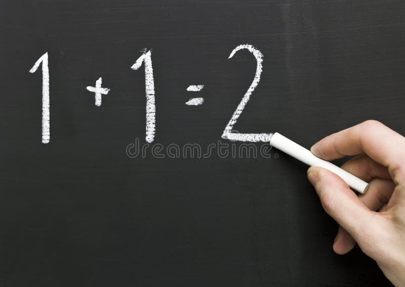 Mathematics on a Blackboard Stock Photo - Image of learning, chalk ...