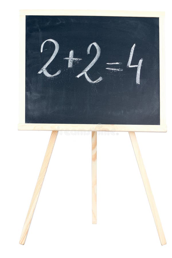 Mathematics on a Chalkboard Stock Image - Image of calculate, solution ...