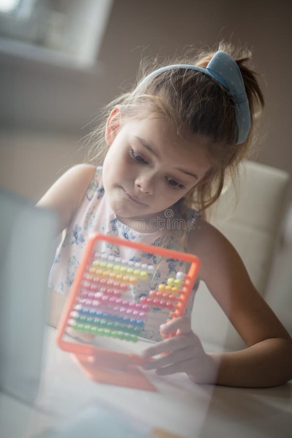 With Mathematics they Develop the Brain Stock Photo - Image of ...