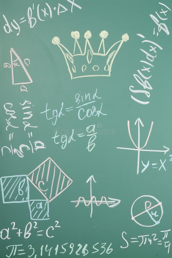 Mathematics is the Queen of Sciences Stock Photo - Image of development ...