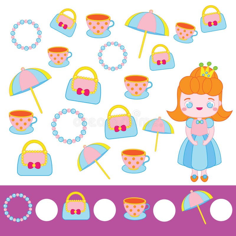 Mathematics Educational Children Game. Study Counting, Numbers ...