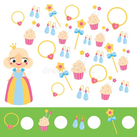 Mathematics Educational Children Game. Study Counting, Numbers ...