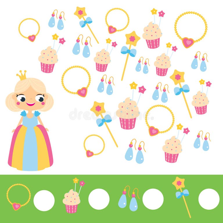 Mathematics Educational Children Game. Study Counting, Numbers ...