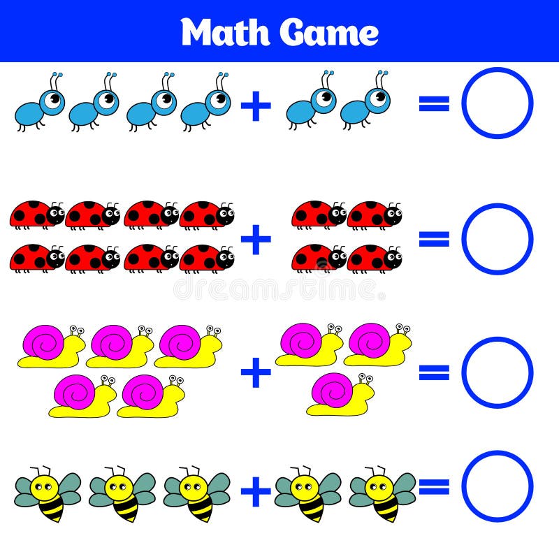 Mathematics Educational Game for Children. Learning Subtraction ...