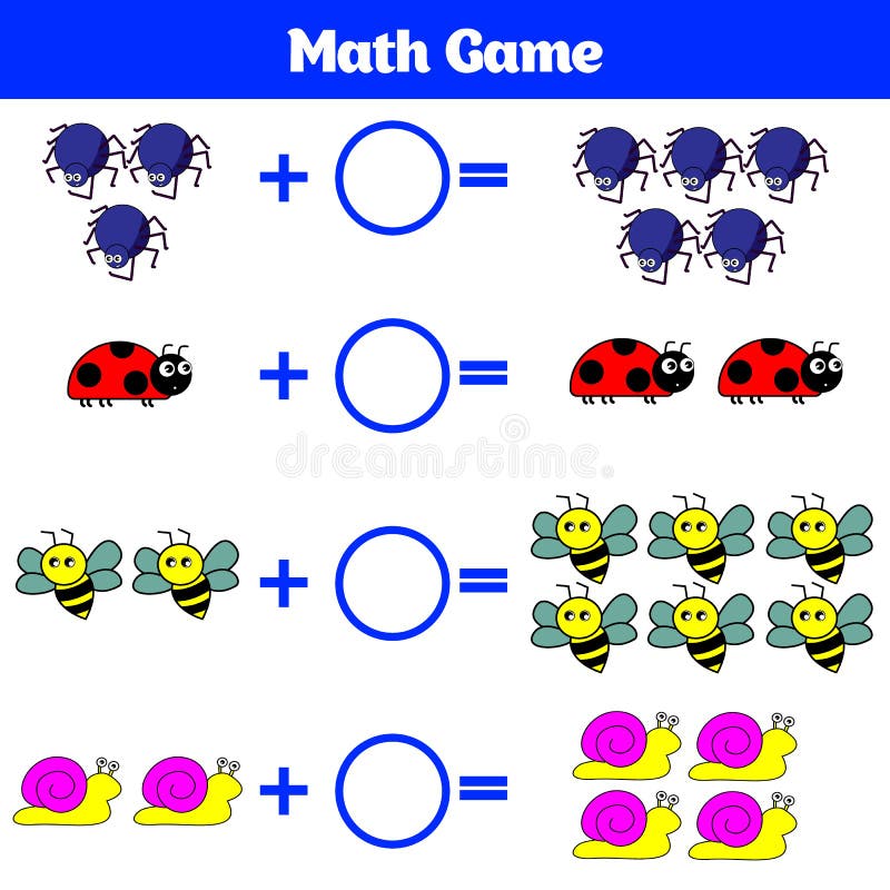 Mathematics Educational Game for Children. Learning Subtraction ...