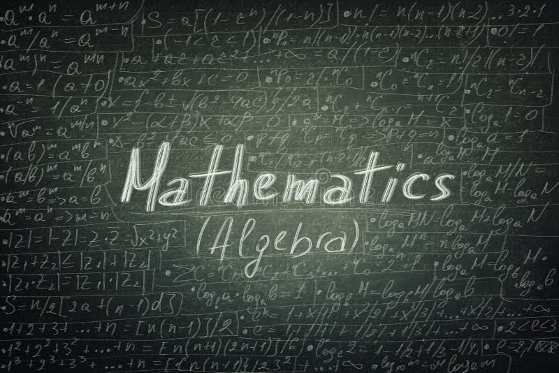 Mathematics formulas stock photo. Image of pattern, calculus - 137606252