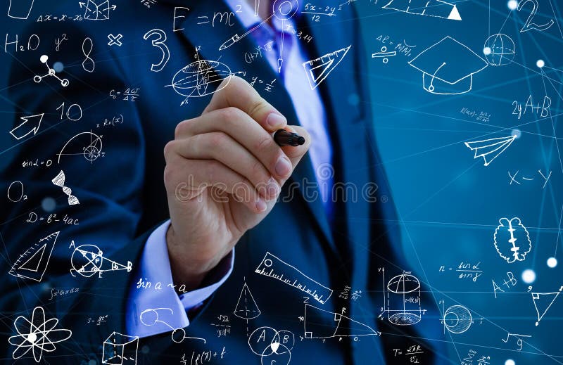 Mathematics Formulas, High Education Concept Stock Image - Image of ...