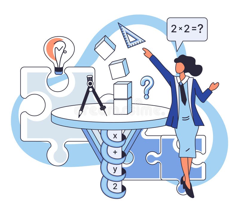 Mathematics. Mathematical Equations are Like Threads Weaving Fabric ...