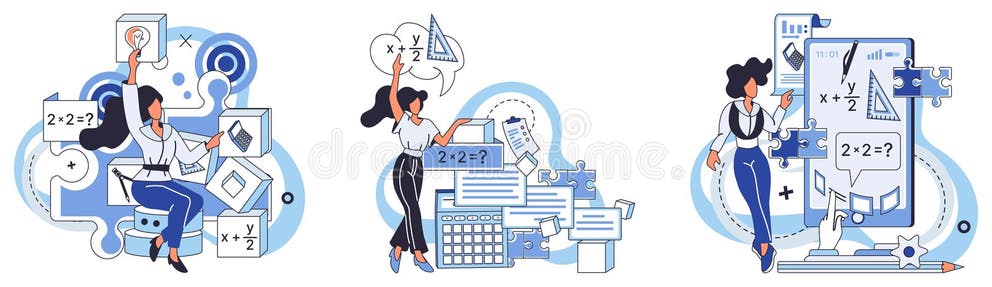 Mathematics. the Mathematical Mind is Powerhouse Intelligence, Seamlessly Navigating through ...