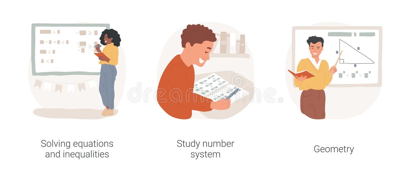 Math Cartoon Middle School Stock Illustrations – 3,685 Math Cartoon ...
