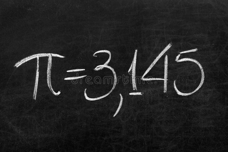 Mathematics Number : Pi for Education Background Stock Image - Image of ...