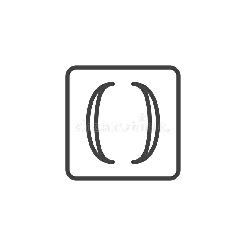 Parenthesis Sign Stock Illustrations – 410 Parenthesis Sign Stock ...