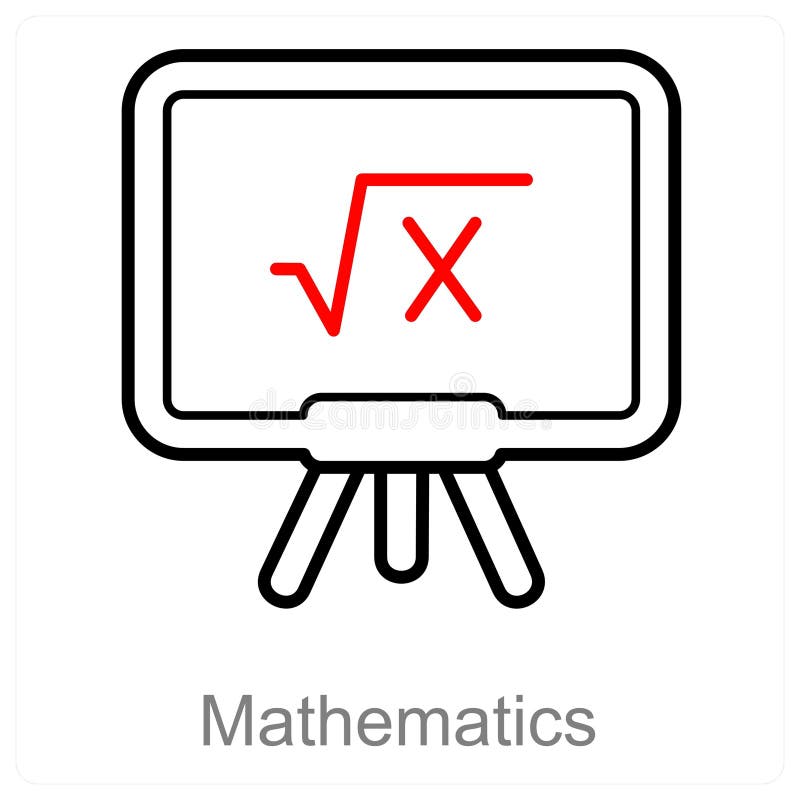 Mathematics stock vector. Illustration of school, design - 338444792