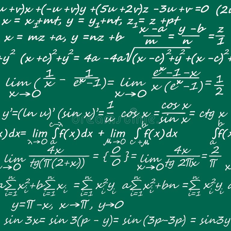 Mathematics Seamless Background Stock Illustrations – 9,315 Mathematics ...