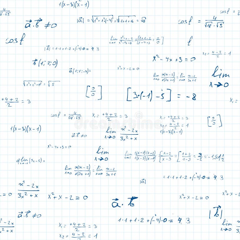 Mathematics stock vector. Illustration of equation, math - 42922609