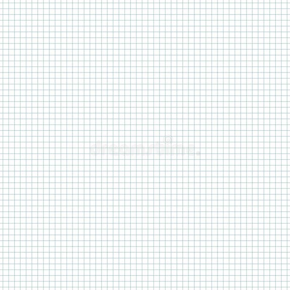 Mathematics Seamless Pattern. Square Blue Grid Paper. Notebook Sheet ...