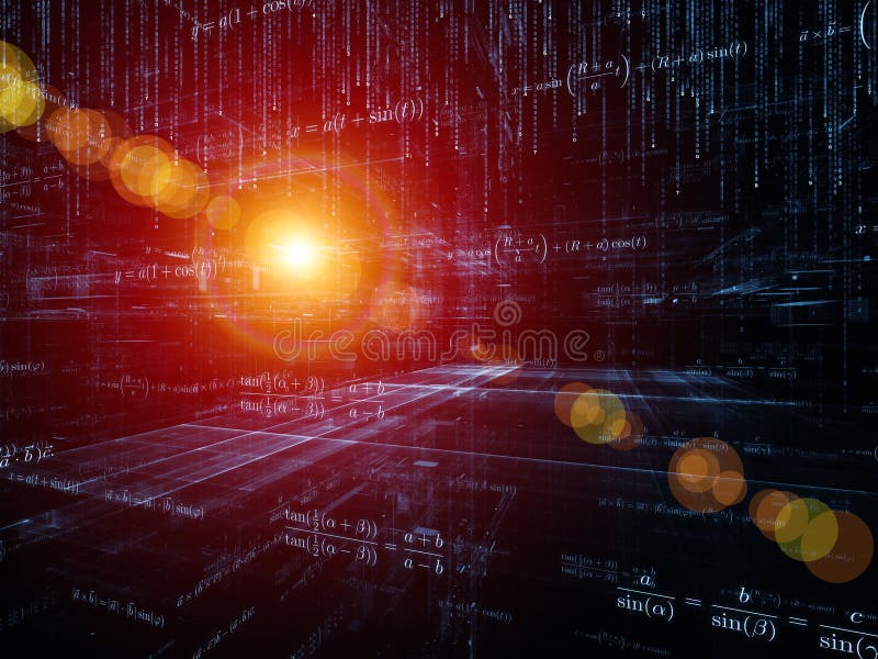 Mathematics Solution stock illustration. Illustration of computation ...