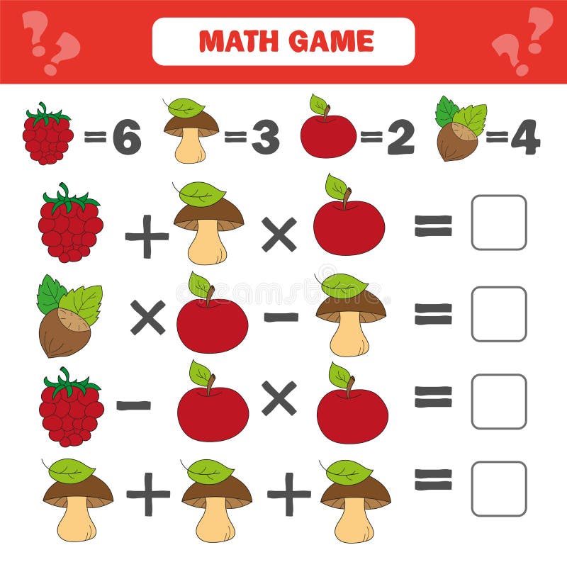Mathematics Worksheet for Kids. Count Educational Children Activity ...