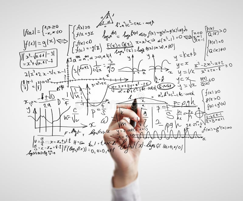 Mathematische Formeln stockbild. Bild von sitzung, mathematisch - 26711865