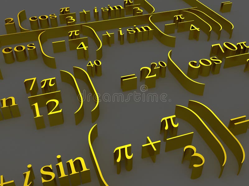 Mathematische Formeln stock abbildung. Illustration von lektion - 44947261