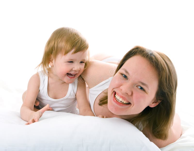 Mather and baby stock photo. Image of child, female, expression - 3957350