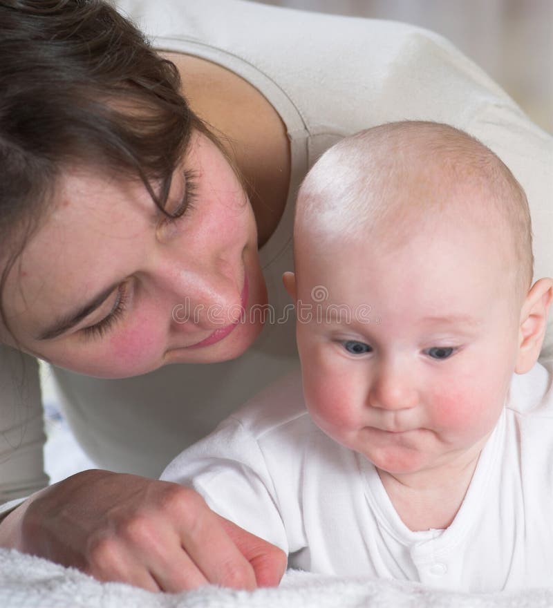 Mather with baby stock photo. Image of mother, happy, human - 9090294