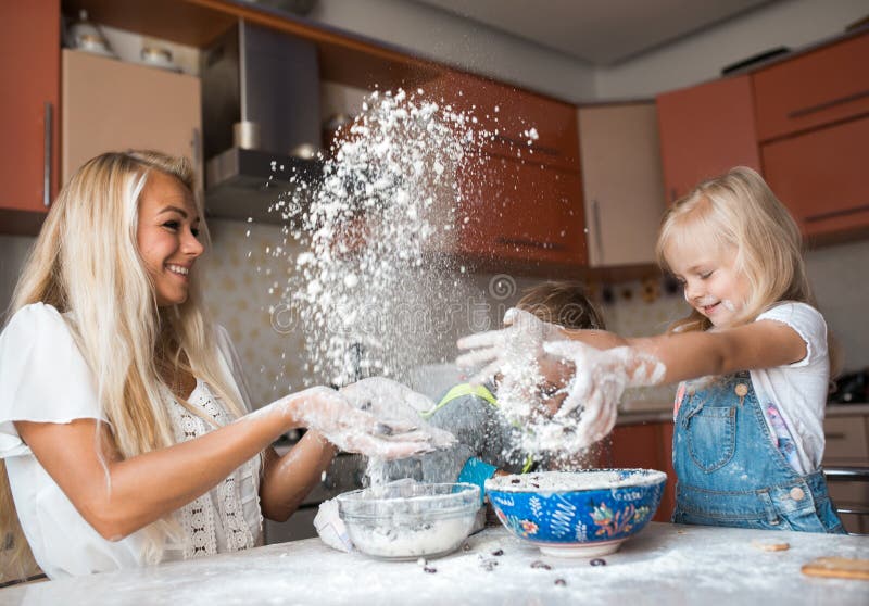Kitchen mess stock image. Image of gift, busy, childhood - 46314703