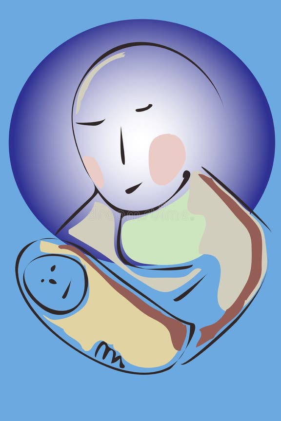 Mather stock vector. Illustration of nativity, religion - 32868268