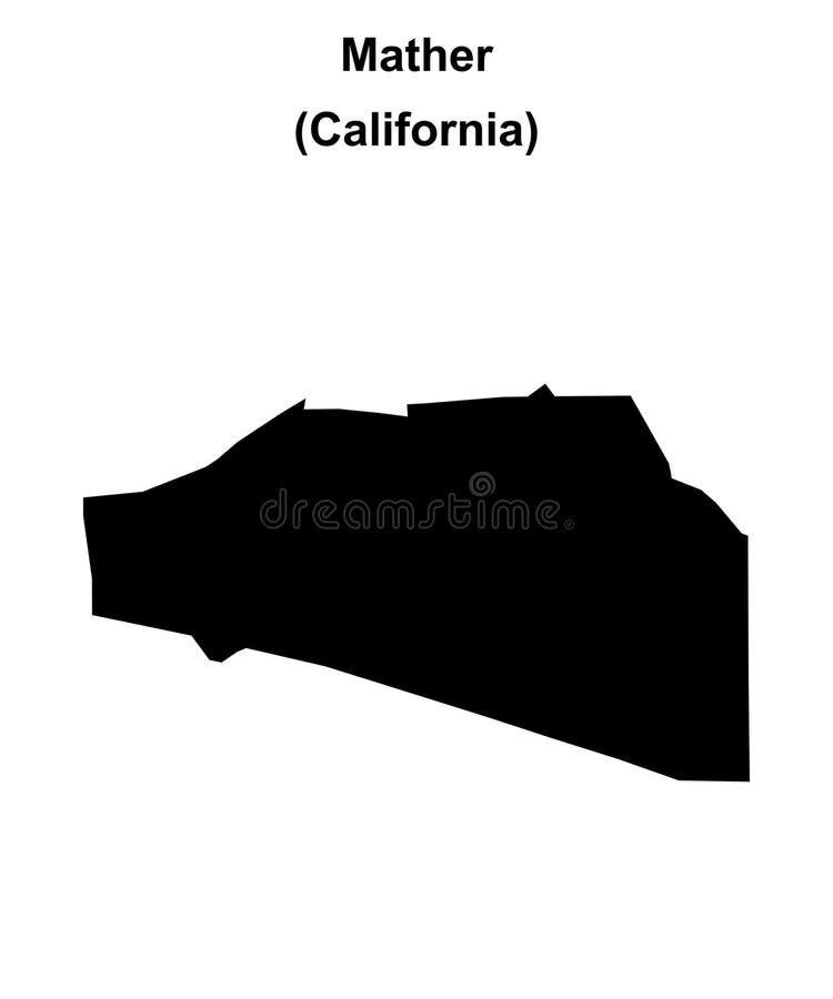 Mather outline map stock illustration. Illustration of icon - 386063252