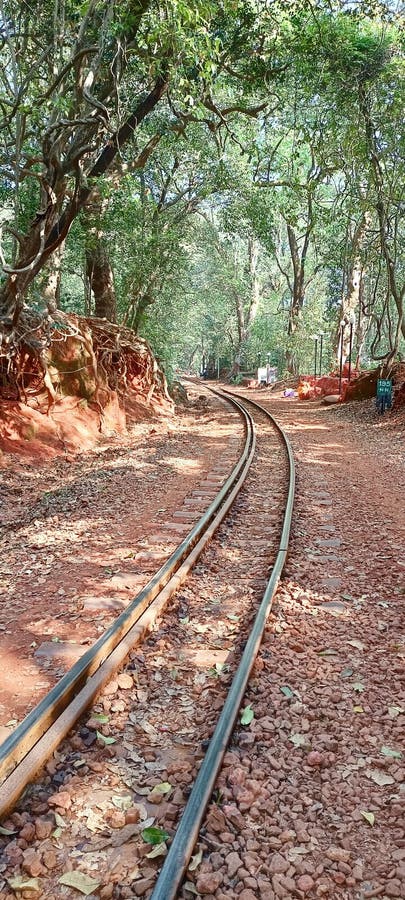 Matheran Train Rail Path. December 2021 Amazing View Stock Image ...