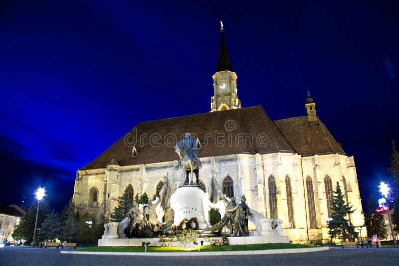Mathias Rex Sculpture in Cluj-Napoca, Romania Stock Image - Image of ...