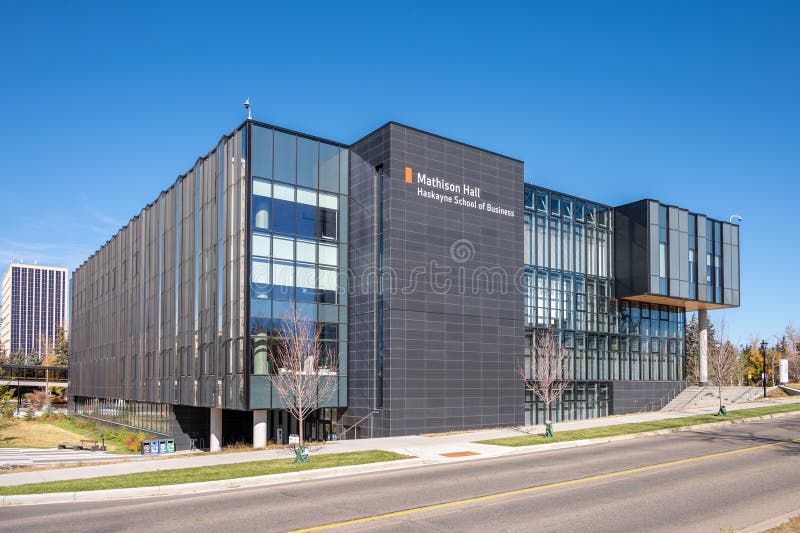 Mathison Hall Building at the University of Calgary Editorial Stock ...