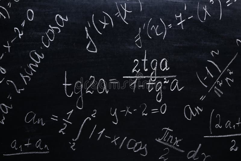 Maths formulas stock photo. Image of math, exam, class - 121591706