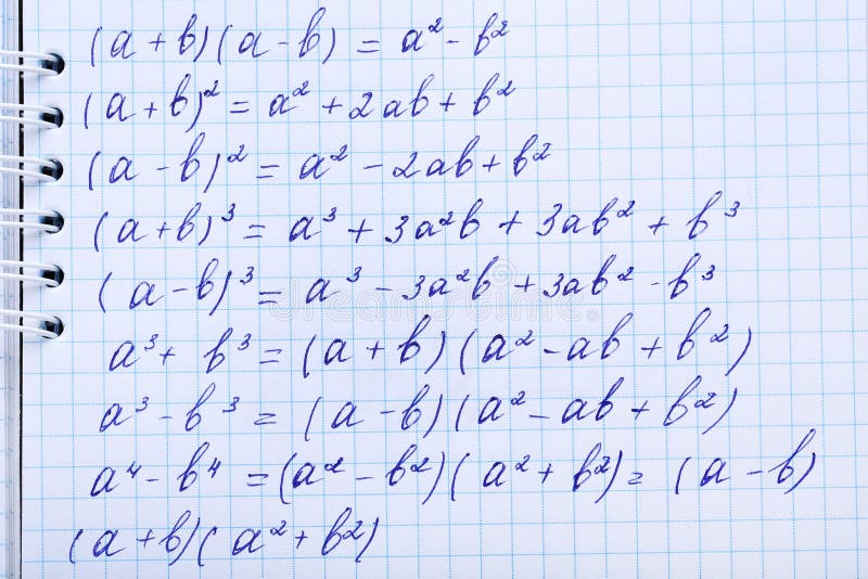 Maths formulas stock image. Image of science, number - 122230519