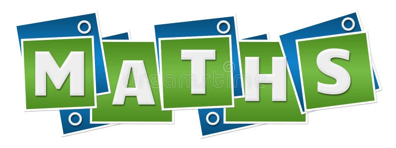 Maths Blue Grey Circular Squares Stock Illustration - Illustration of ...