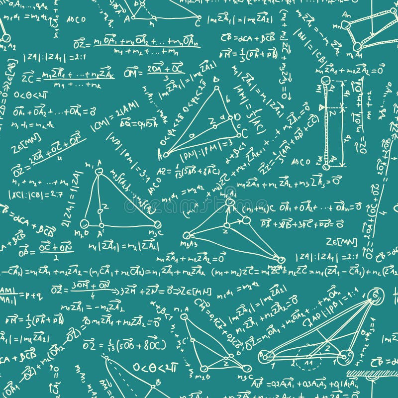 Maths seamless pattern stock vector. Illustration of signs - 37101676