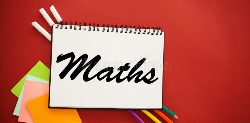 The word MATHS stock image. Image of header, algebra - 119290801